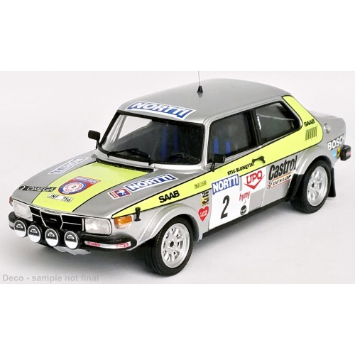 Saab 99 ems 2-door Rally 1976 - "2" silver metallic